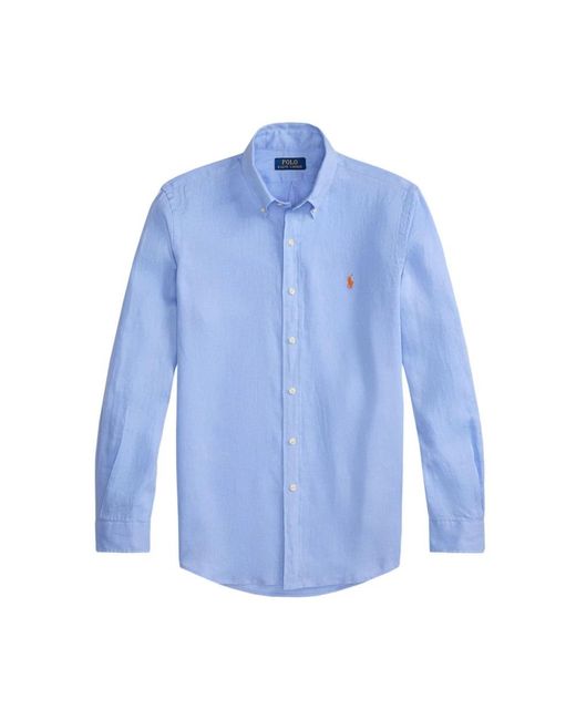 Polo Ralph Lauren Formal Shirts in Blue for Men | Lyst