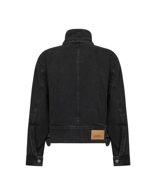 Isabel Marant Denim Jackets in Black | Lyst UK