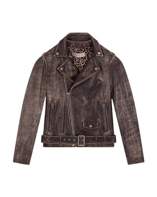 Golden Goose Leather Jackets in Brown for Men | Lyst UK