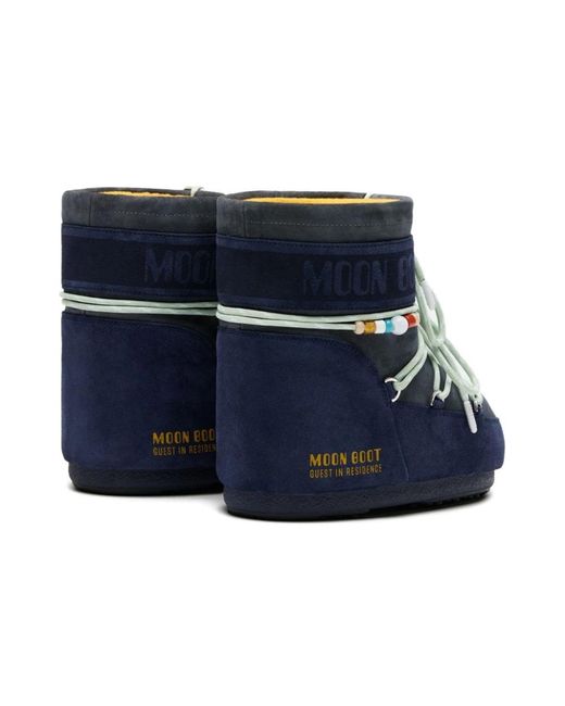 Moon Boot Winter Boots in Blue | Lyst UK