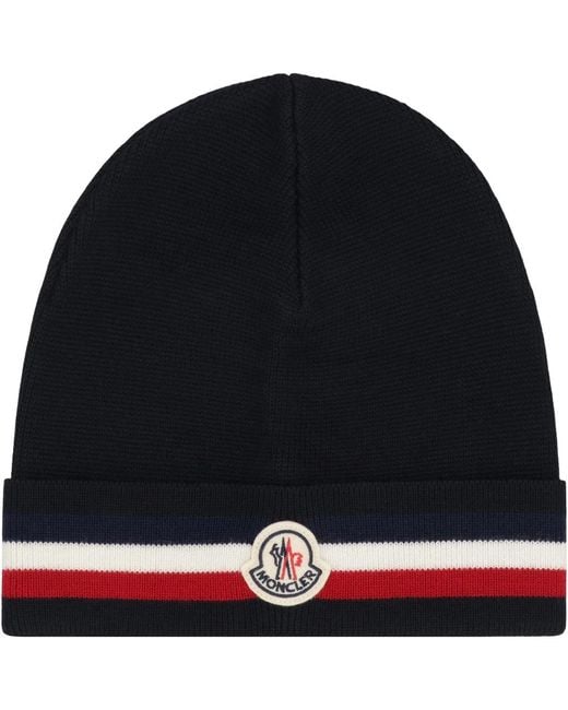Beanies Moncler pour homme en coloris Noir | Lyst