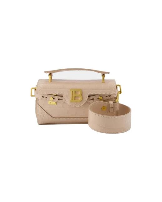 Balmain Cross Body Bags in Natural | Lyst UK