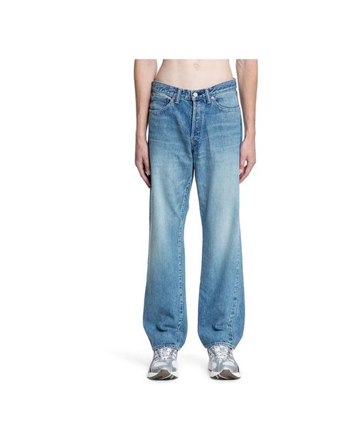 Human Made Straight Fit Jeans in Blue for Men | Lyst UK