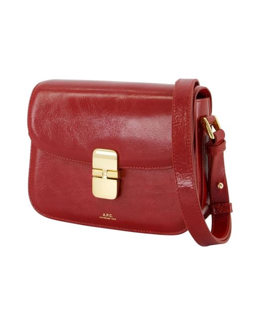 A.P.C. Cross Body Bags in Red | Lyst UK