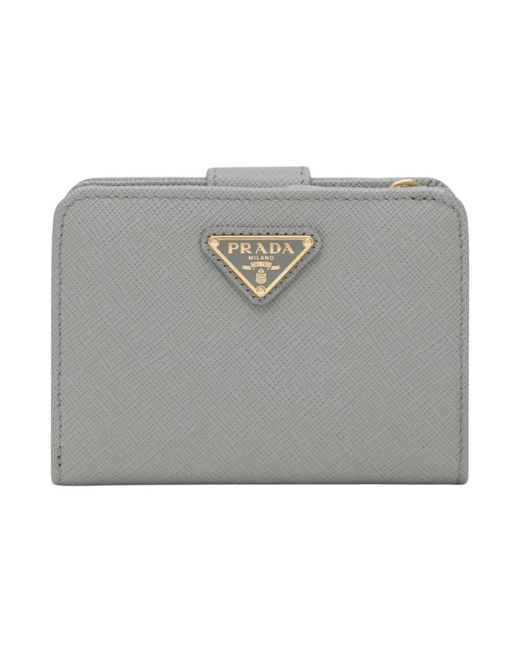 Prada Wallets & Cardholders in Grey | Lyst UK