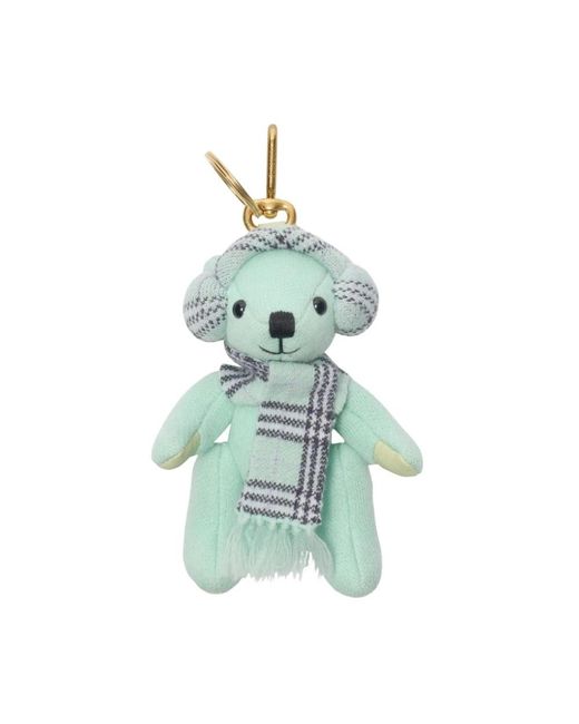 Burberry Keychains in Green | Lyst UK