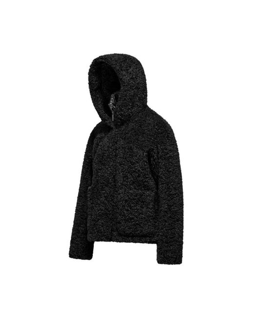 Bomboogie Faux Fur & Shearling Jackets in Black | Lyst UK