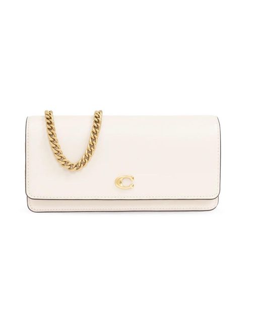 COACH Wallets & Cardholders in White | Lyst