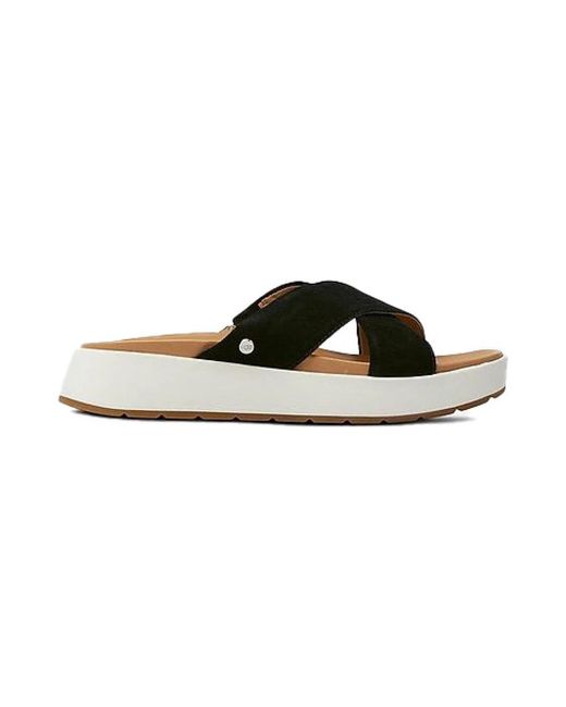 UGG Sliders in Brown | Lyst