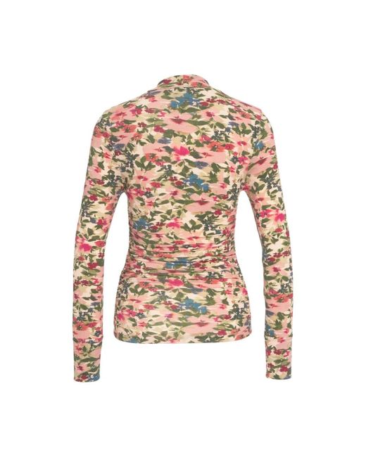FARM Rio Long Sleeve Tops in Pink | Lyst UK