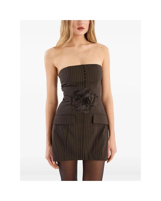 ROTATE BIRGER CHRISTENSEN Short Dresses in Brown | Lyst UK