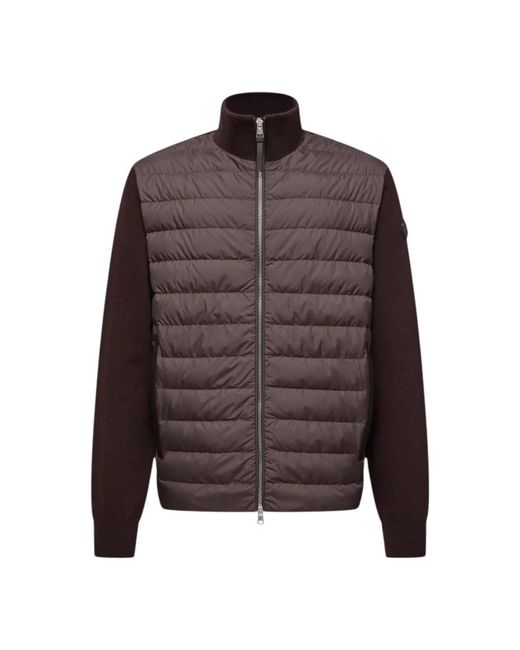 Moncler Light Jackets in Brown for Men | Lyst UK