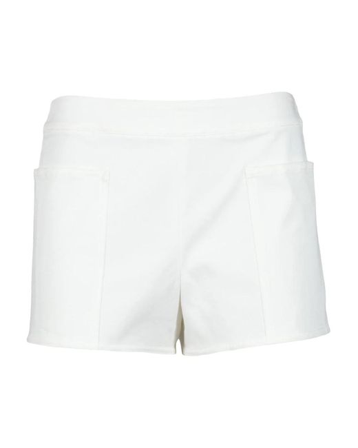 Max Mara Short Shorts in White | Lyst