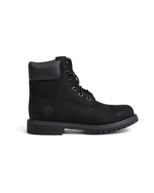 Timberland Lace-Up Boots in Black | Lyst
