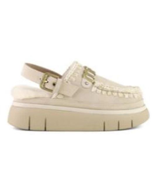 Mou Clogs in Natural | Lyst UK