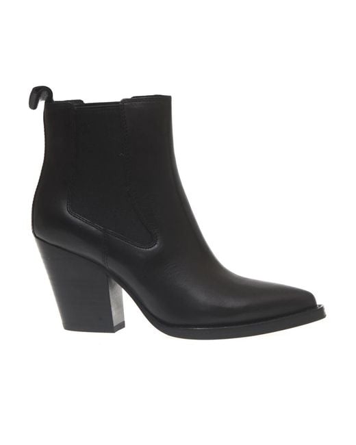 Ash Cowboy Boots in Black | Lyst UK