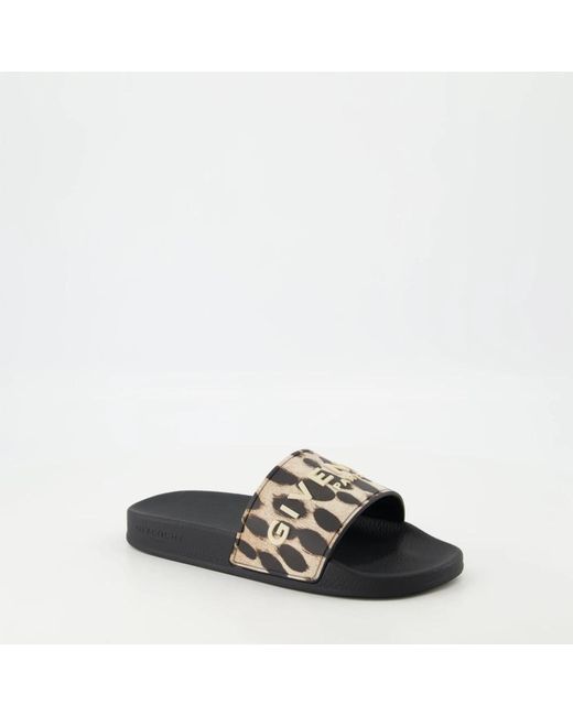 Givenchy Sliders in Black | Lyst