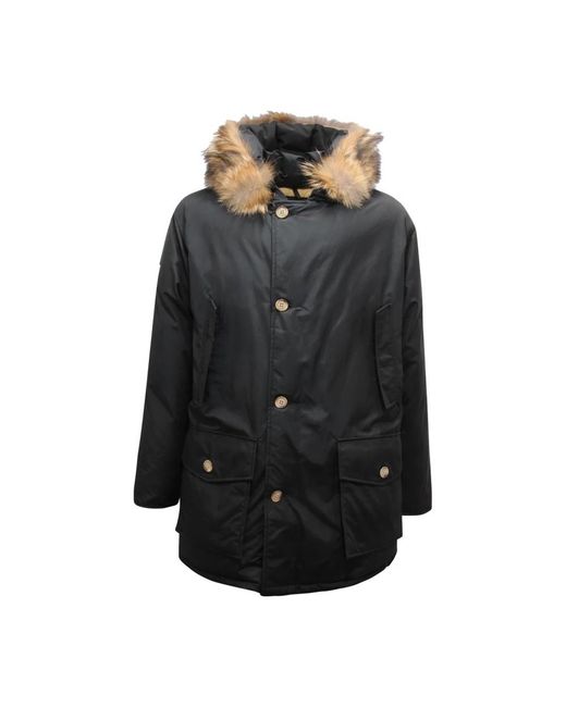 Woolrich Winter Jackets in Black for Men | Lyst UK