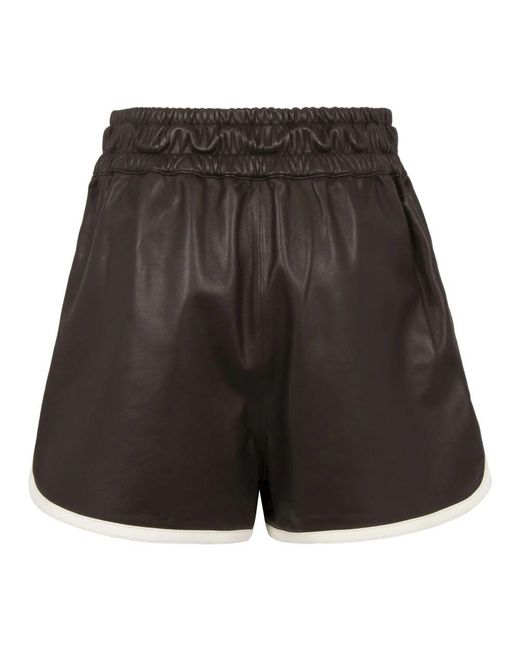 FRAME Short Shorts in Black | Lyst