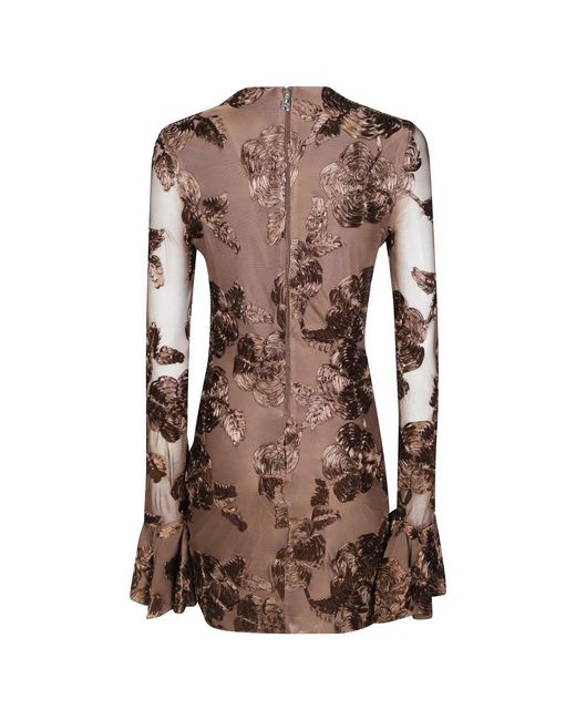 ROTATE BIRGER CHRISTENSEN Short Dresses in Brown | Lyst UK