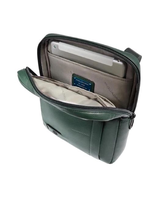 Piquadro Messenger Bags in Green for Men | Lyst UK
