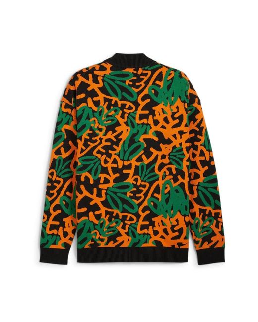 PUMA Cardigans in Green for Men | Lyst