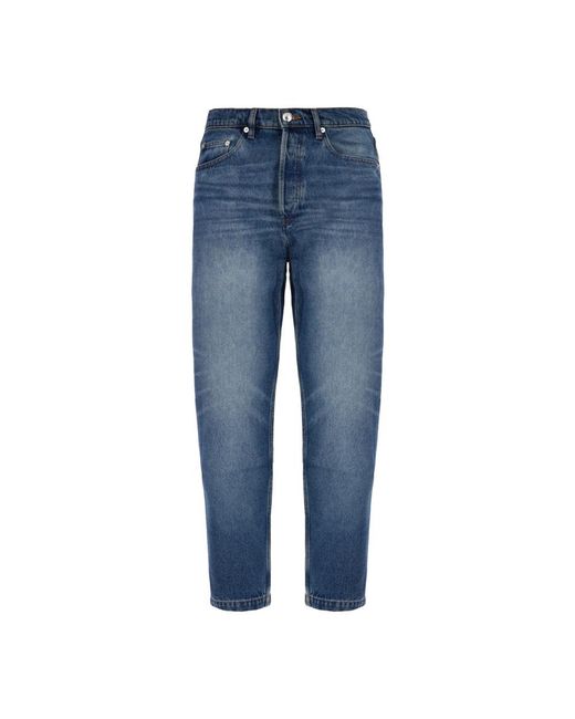A.P.C. Loose Fit Jeans in Blue for Men | Lyst UK