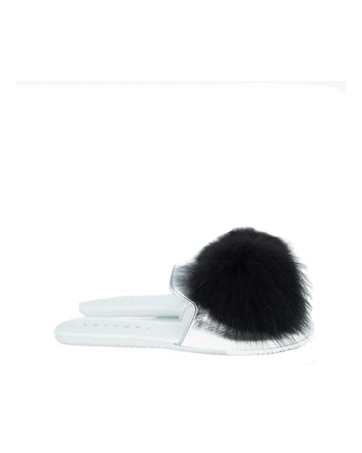 Joshua Sanders Sliders in Black | Lyst