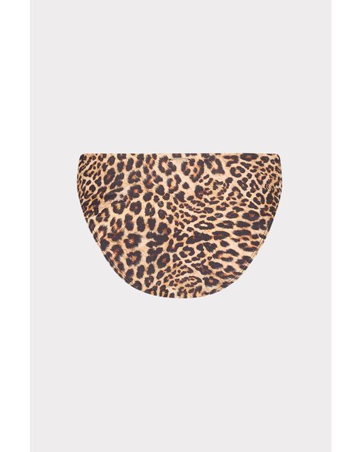 MILLY Niki Leopard O-ring Bikini Bottom | Lyst
