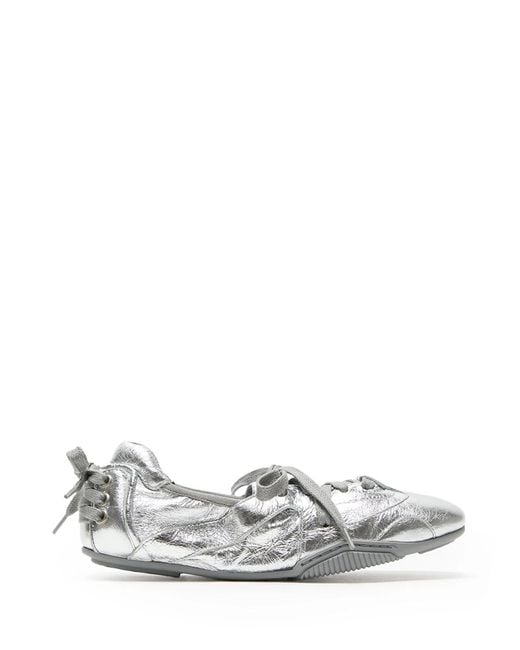 Acne Studios Lace-Up Shoes in White | Lyst UK