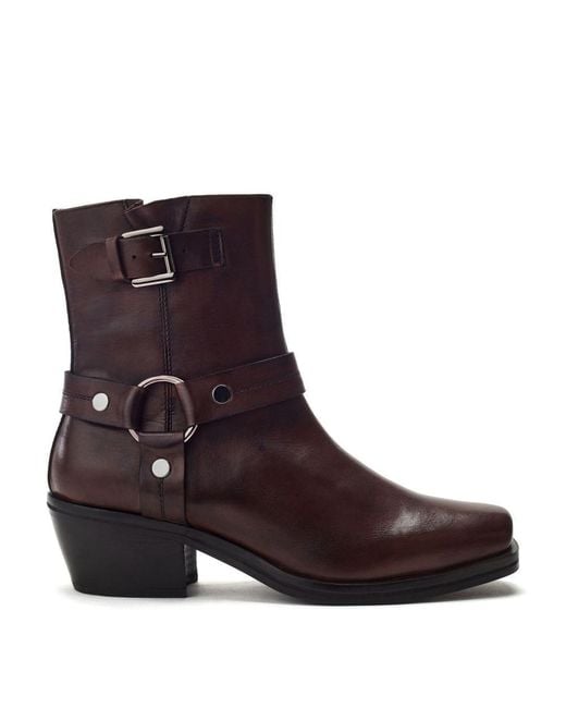 Shoon Sh Gee Dark Leather in Brown | Lyst UK
