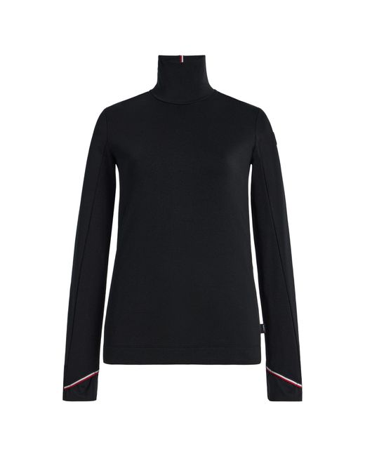 Moncler Polartec Power Grid Base Layer in Black | Lyst UK