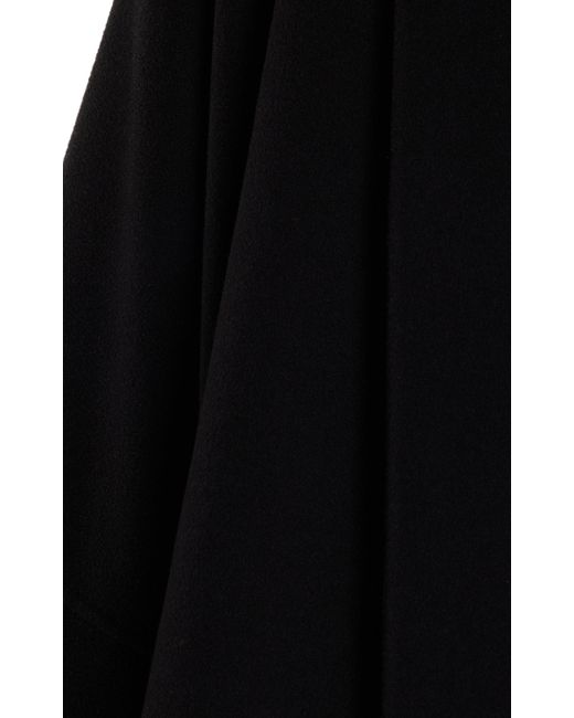 The Row Mavis Oversized Cashmere Cloak Coat in Black | Lyst