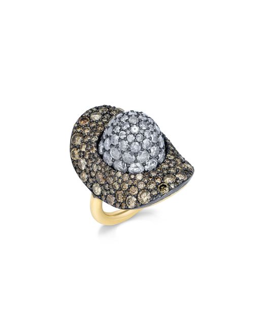 VRAM 8K And Sterling Diamond Ring in Metallic | Lyst