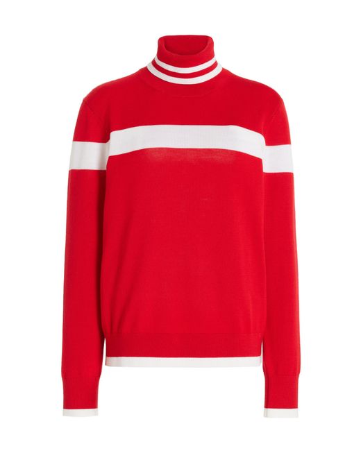 Erin Snow Kito Ii Wool Turtleneck Sweater in Red | Lyst