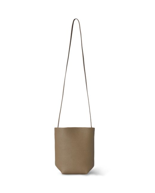 The Row Park N/S Leather Crossbody Bag in White | Lyst