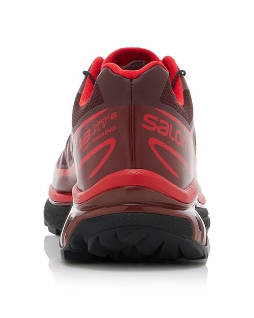 Salomon Xt-6 Sneakers in Red | Lyst