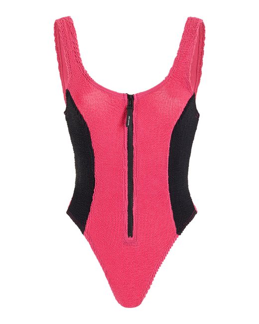 Bondeye Mara Splice One Piece Swimsuit In Pink Lyst