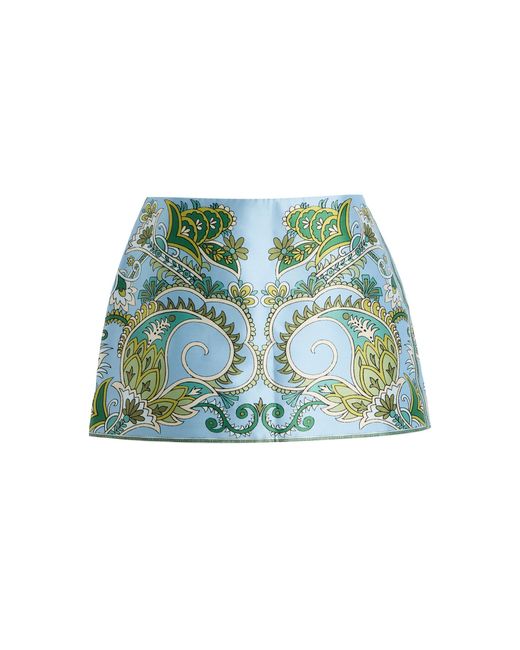 ALÉMAIS Exclusive Marion Mini Skirt in Green | Lyst