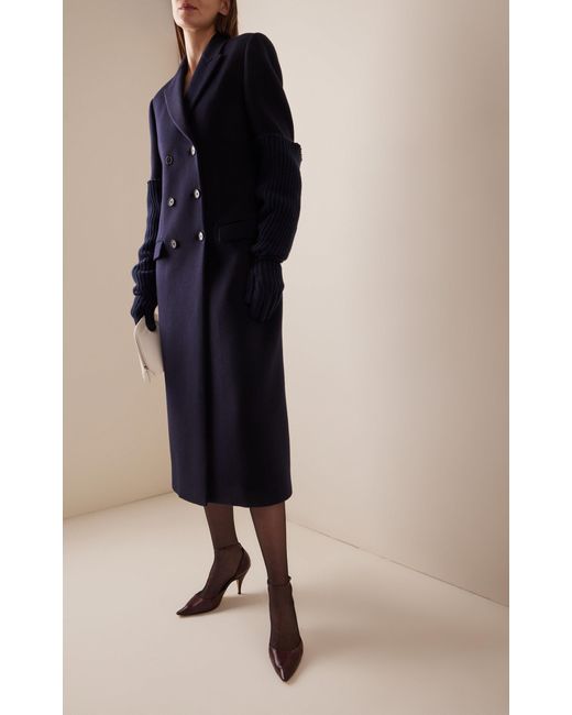 The Row Liisa Leather D'orsay Pumps in Red | Lyst UK