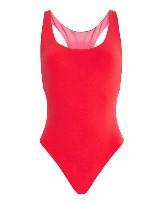 Bondeye Eden Reversible One-Piece Swimsuit in Red | Lyst