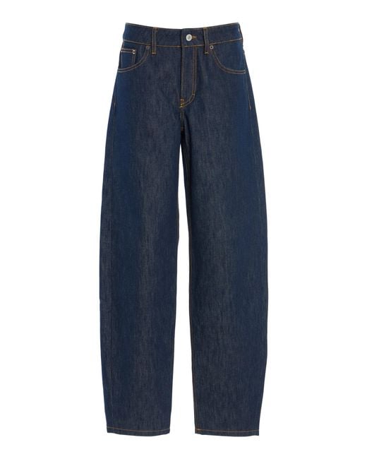 Jeanerica Como Rigid Curve-leg Jeans in Blue | Lyst