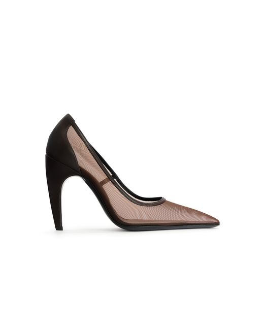 Jude Fame Mesh Pumps in Brown | Lyst
