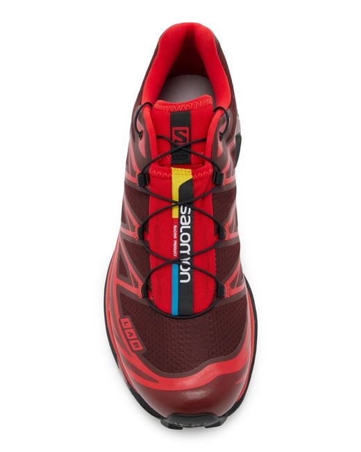Salomon Xt-6 Sneakers in Red | Lyst