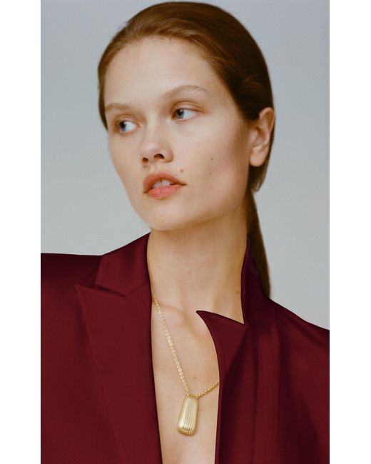 FAVORITE DAUGHTER Exclusive The Juniper Satin Duster in Red | Lyst