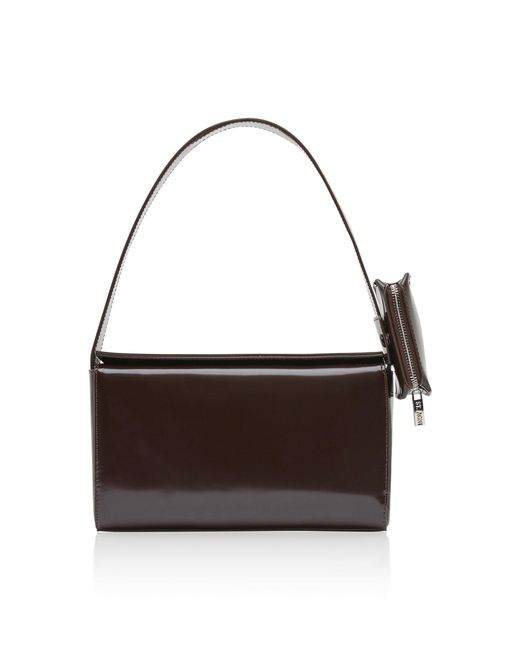 St. Agni Petit Pouch Leather Shoulder Bag in White | Lyst