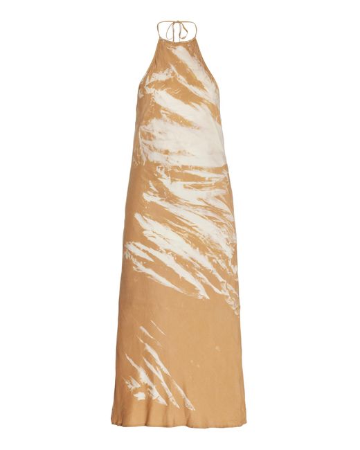 Third Form Twist Through Midi Halter Dress In Natural Lyst Third Form Twist Through Midi Halter Dress In Natural Lyst