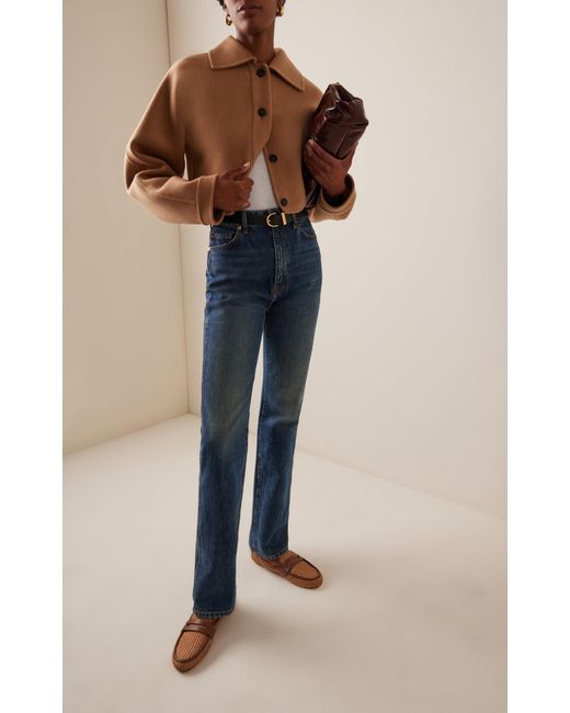 Gianvito Rossi Marbella Raffia Loafers in Brown | Lyst