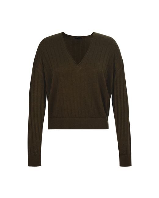 Rachel Comey Marion Cashmere-Silk Sweater in Black | Lyst UK