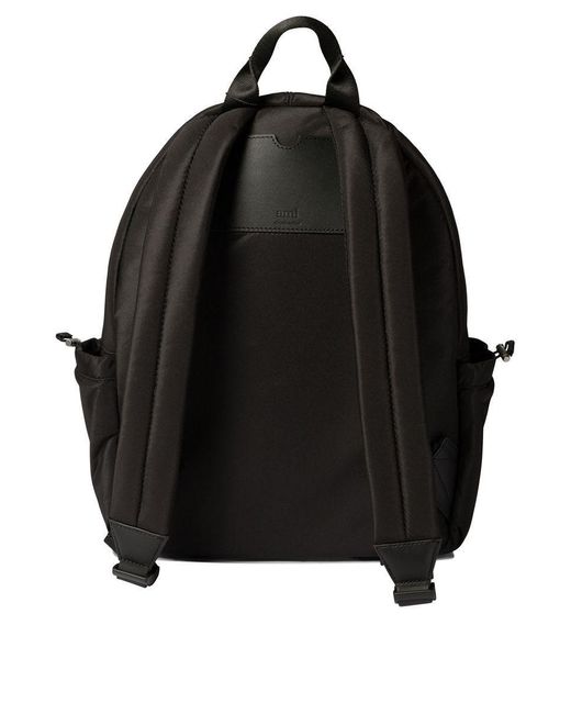 Ami Paris Backpacks in Black for Men | Lyst